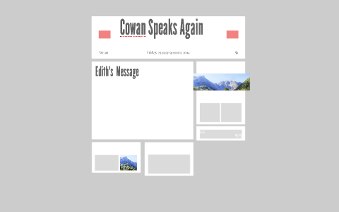 Edith Cowan Rises From The Dead To Speak by Year Six on Prezi