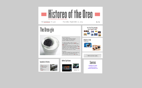 History of the Oreo by Christopher Reyes on Prezi