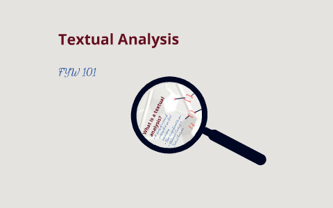 Textual Analysis by Robert Bardach on Prezi