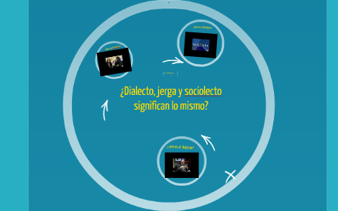 ¿Dialecto, Idiolecto y sociolecto significan lo mismo? by alejandra ...