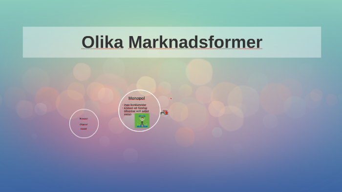 Olika marknadsformer by Maral Heidari on Prezi