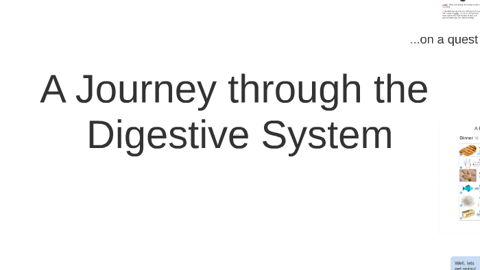 A Journey Through the Digestive System by on Prezi