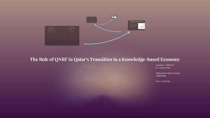 The Role of QNRF in Qatar’s Transition to a Knowledge-based by Mohamed ...