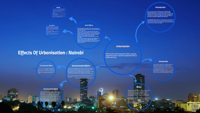 Effects Of Urbanisation: Nairobi by Godwin Olupot on Prezi
