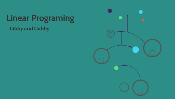 Linear Programing by Libby Wilson