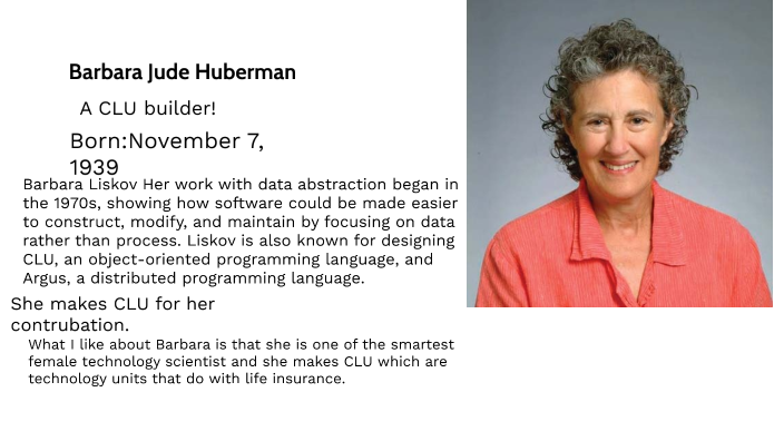Barbara Jude Huberman by Armando Vicente Terrones on Prezi