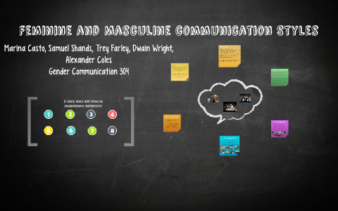 Feminine and Masculine Communication Styles by Marina Casto on Prezi