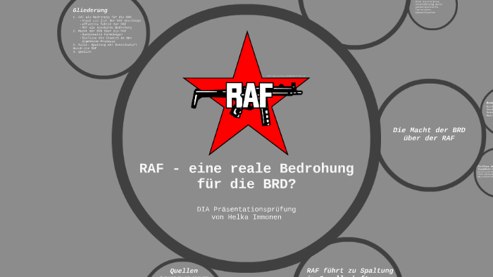 RAF - eine reale Bedrohung für die BRD? by Helka Immonen on Prezi
