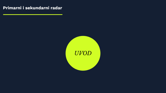 Primarni i sekundarni radar by Karlo Bušić on Prezi