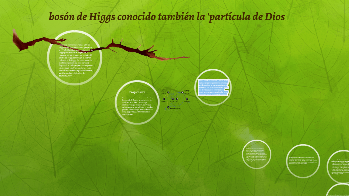 bosón de Higgs conocido también la 'partícula de Dios by marlon salazar ...