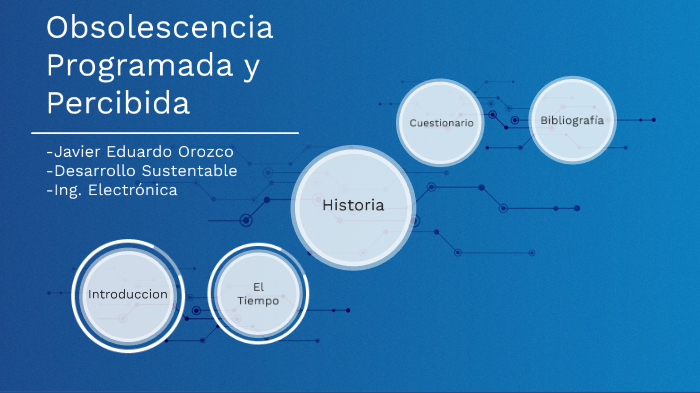 Obsolescencia Planificada y Percibida by Javier Orozco Ortiz on Prezi