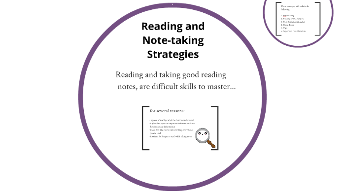 Reading and Note-Taking Strategies by Elena Garcia on Prezi