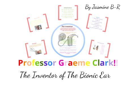 Professor Graeme Clark, The Inventor of The Bionic Ear by Jasmine ...