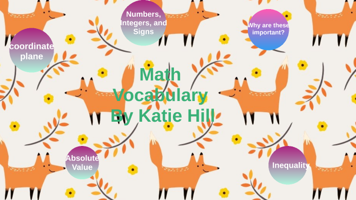 Math Vocabulary by Katelyn Hill on Prezi