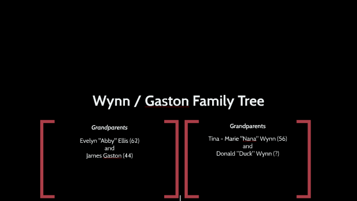 Wynn / Gaston Family Tree by Dominic Wynn