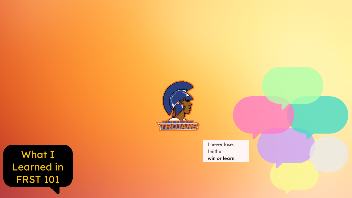 What I Learned in FRST 101 by Amstelinaa .M on Prezi