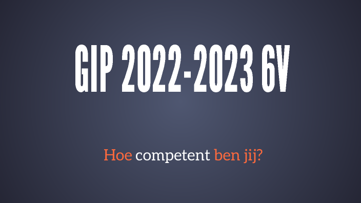 GIP 2023-2024 by Alexander Blomme on Prezi