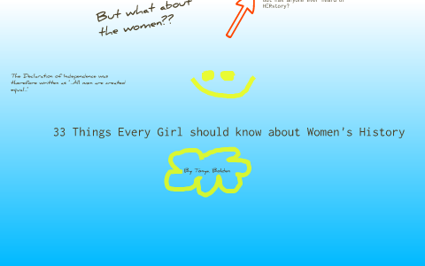 33 Things Every Girl should know about Women's History by Emma Mogensen ...