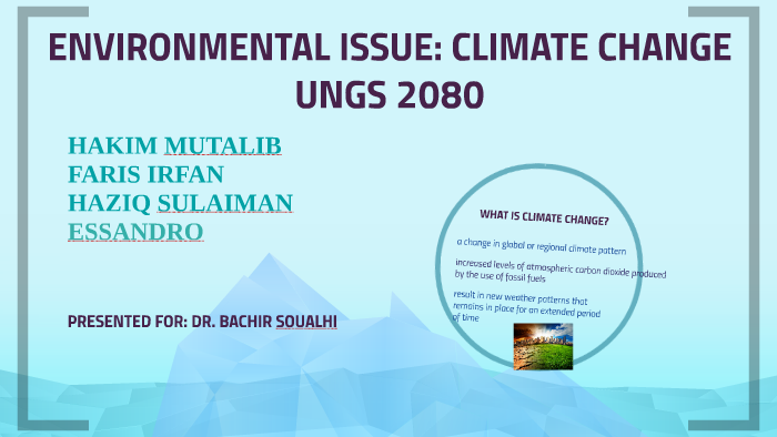 ENVIRONMENTAL ISSUE: CLIMATE CHANGE by fadilah musa on Prezi