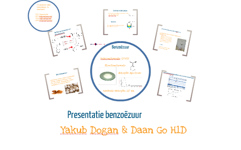 Presentatie Benzoëzuur by Daan Go on Prezi