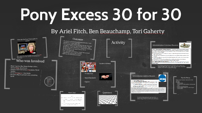 Pony Excess 30 for 30 by Ariel Fitch on Prezi