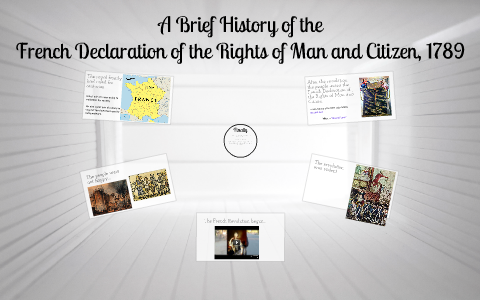 A Brief History of the French Declaration of the Rights of Man and the ...
