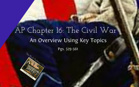 AP Chapter 16: The Civil War- An Overview Using Key Topics by Jared Barge