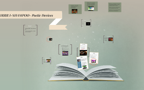 SIRRR I-SHAMPOO Poetic Devices by Yasmine Sala on Prezi