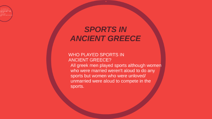 SPORTS IN ANCIENT GREECE by asyria woods