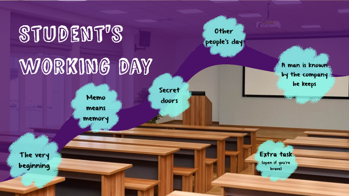 Student's working day by Катерина Моор on Prezi