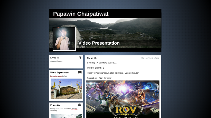 Papawin Chaipatiwat by Pang Natthawan on Prezi