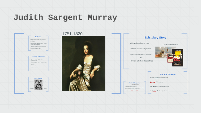 Judith Sargent Murray by david mason on Prezi
