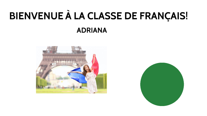 BIENVENUE À LA CLASSE DE FRANÇAIS! by Jhudyt Fabiola Lequipe on Prezi