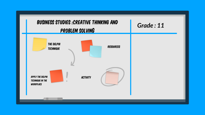 Business Studies : Creative thinking and Problem solving by Mpumelelo ...
