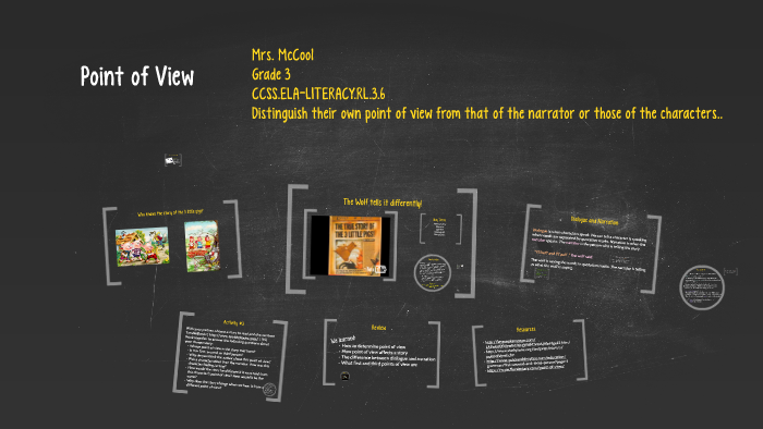 RL.3.6 Point of View by Jean McCool on Prezi