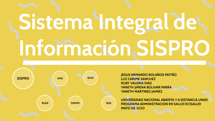 Sistema Integral de Información SISPRO by Yaneth Jimena Bolivar Parra ...