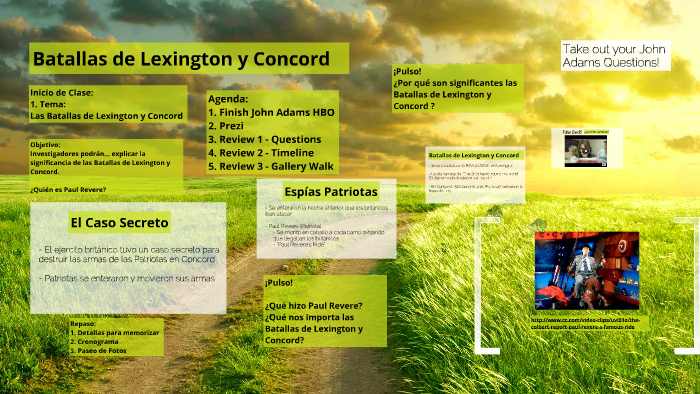 Unidad 2 LP 8 Batallas de Lexington y Concord by Naomi Fierro on Prezi