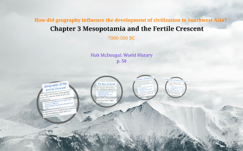 Chapter 3 Mesopotamia and the Fertile Crescent by Ryan Grutsch on Prezi