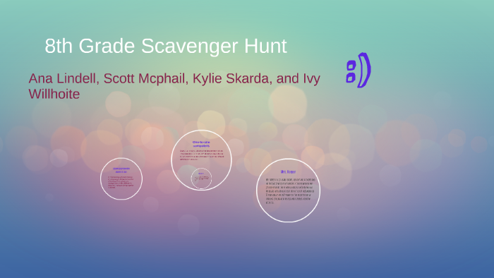 8th Grade Scavenger Hunt by Ana Lindell on Prezi