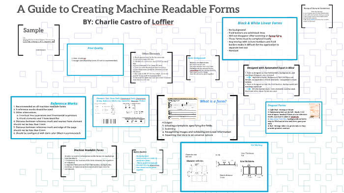 A Guide to Creating Machine Readable Forms by Charlotte Castro on Prezi