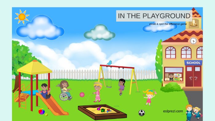 IN THE PLAYGROUND - SPOT THE DIFFERENCE by ESL prezi on Prezi