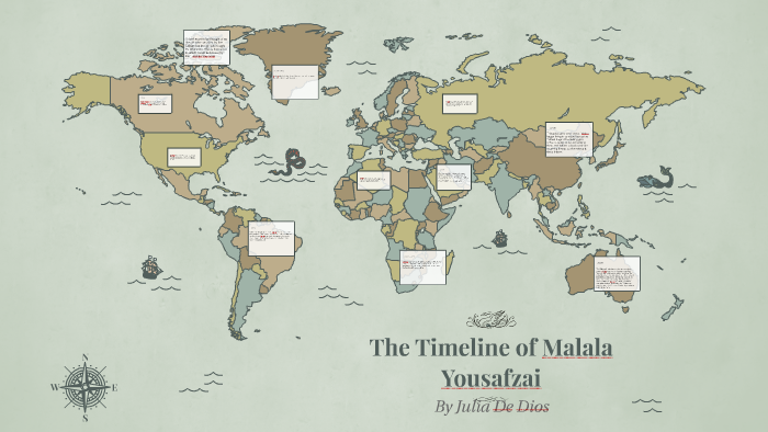 The Timeline of Malala Yousafzai by Julia De Dios on Prezi