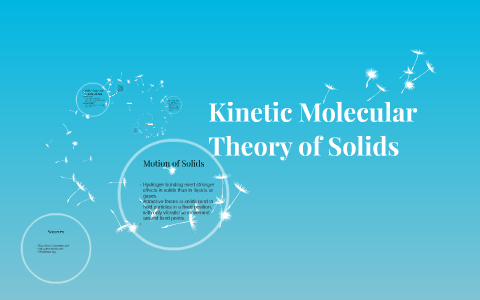 Kinetic Molecular Theory of Solids by on Prezi