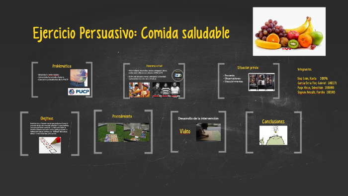 Ejercicio Persuasivo: Comida saludable by Sebastian Puga on Prezi