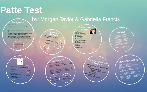 Patte Test by gabriella francis on Prezi