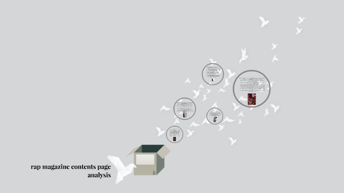 rap magazine contents page analysis by daniel tuckley on Prezi