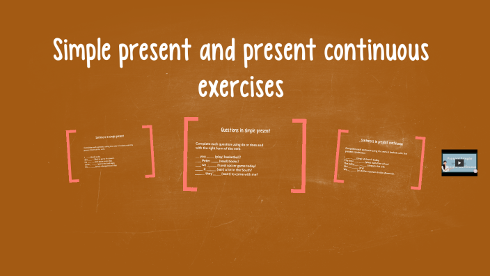 Grammar structure of simple present and present continuous by Kerly ...