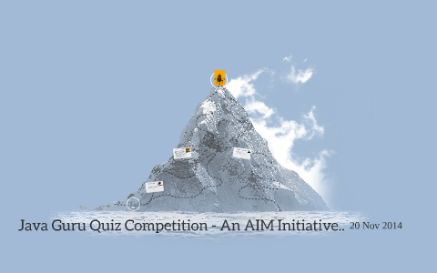 Java Guru Quiz Competition by Anand Deshpande PMP®, CSM® on Prezi