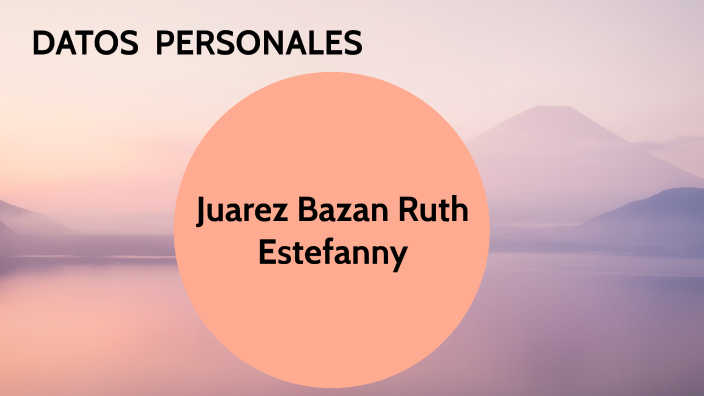 Datos personales by Ruth Estefanny Juarez Bazan on Prezi