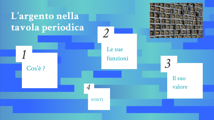L'argento nella tavola periodica by Elisa Rizzolo on Prezi